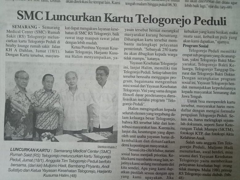 SMC RS Telogorejo - Detail Berita